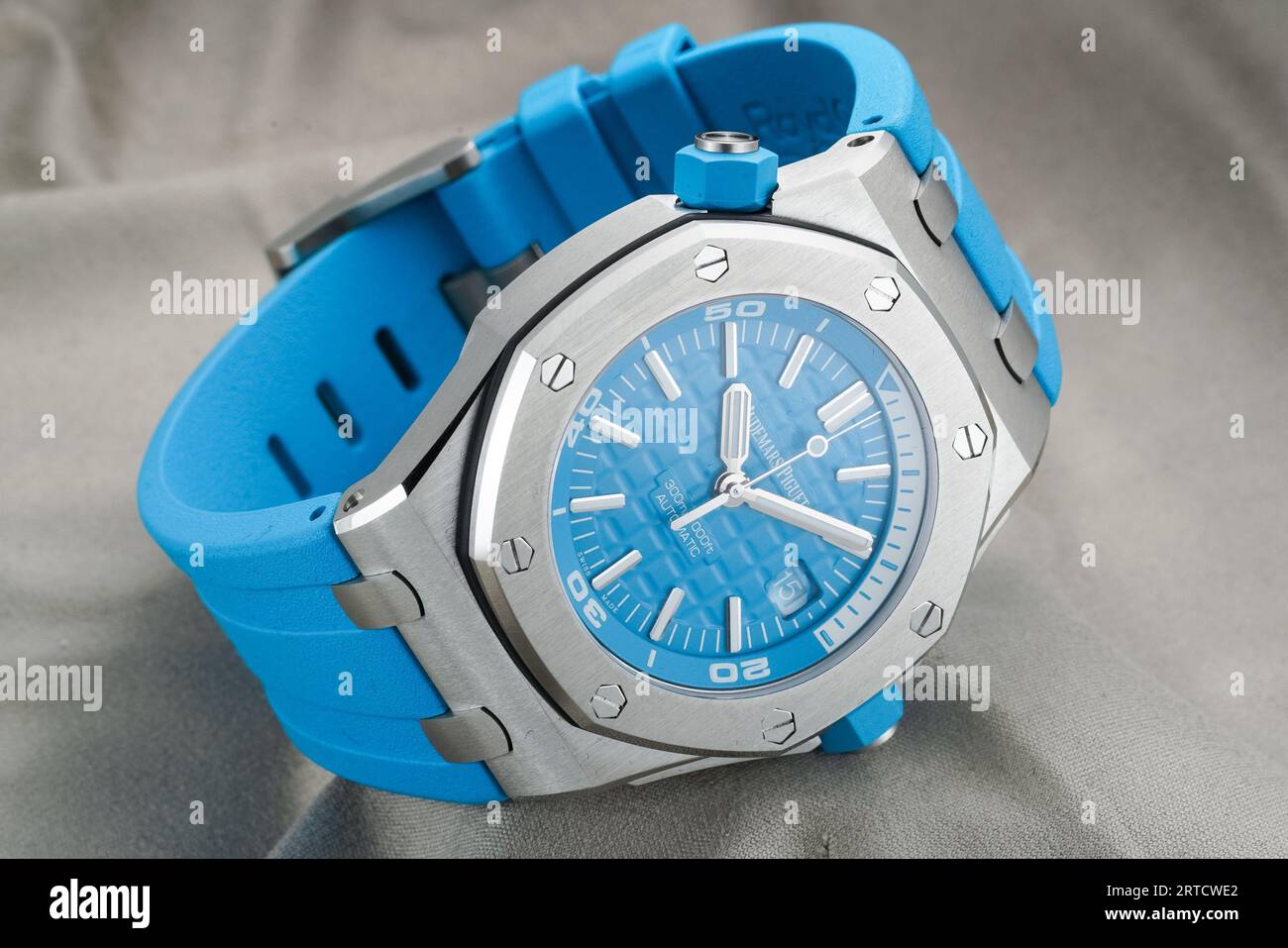 Audemars Piguet Royal Oak Offshore 15710ST Stock Photo - Alamy