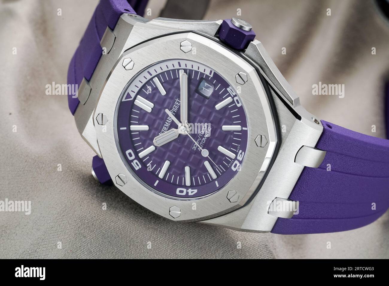 Audemars Piguet Royal Oak Offshore 15710ST Stock Photo - Alamy