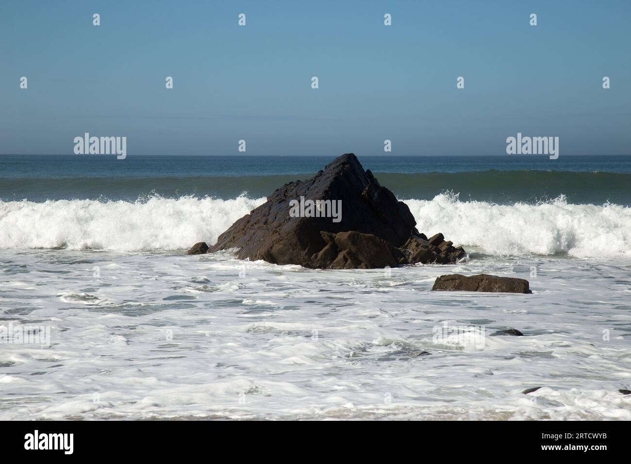 Sandymouth Bay Beach Cornwall Stock Photo - Alamy