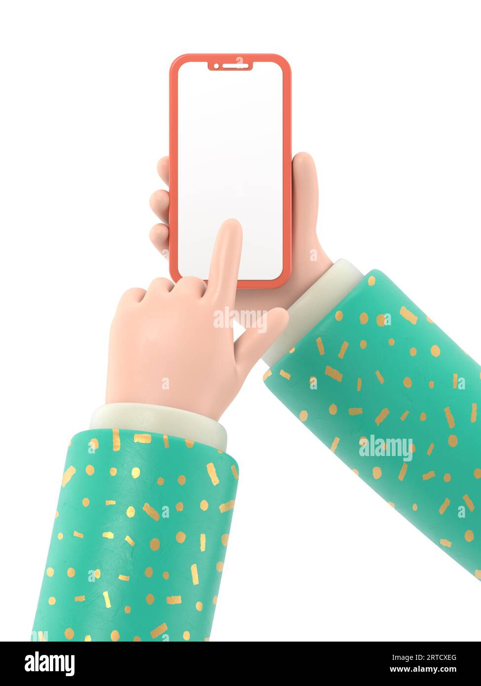 Cartoon Gesture Icon Mockup.People make various gestures. Gesture icon ...