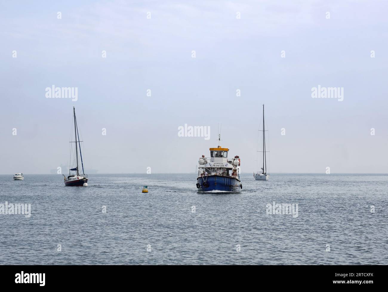 The Plymouth Princess passenger ferry on the Cawsand to Barbican ...