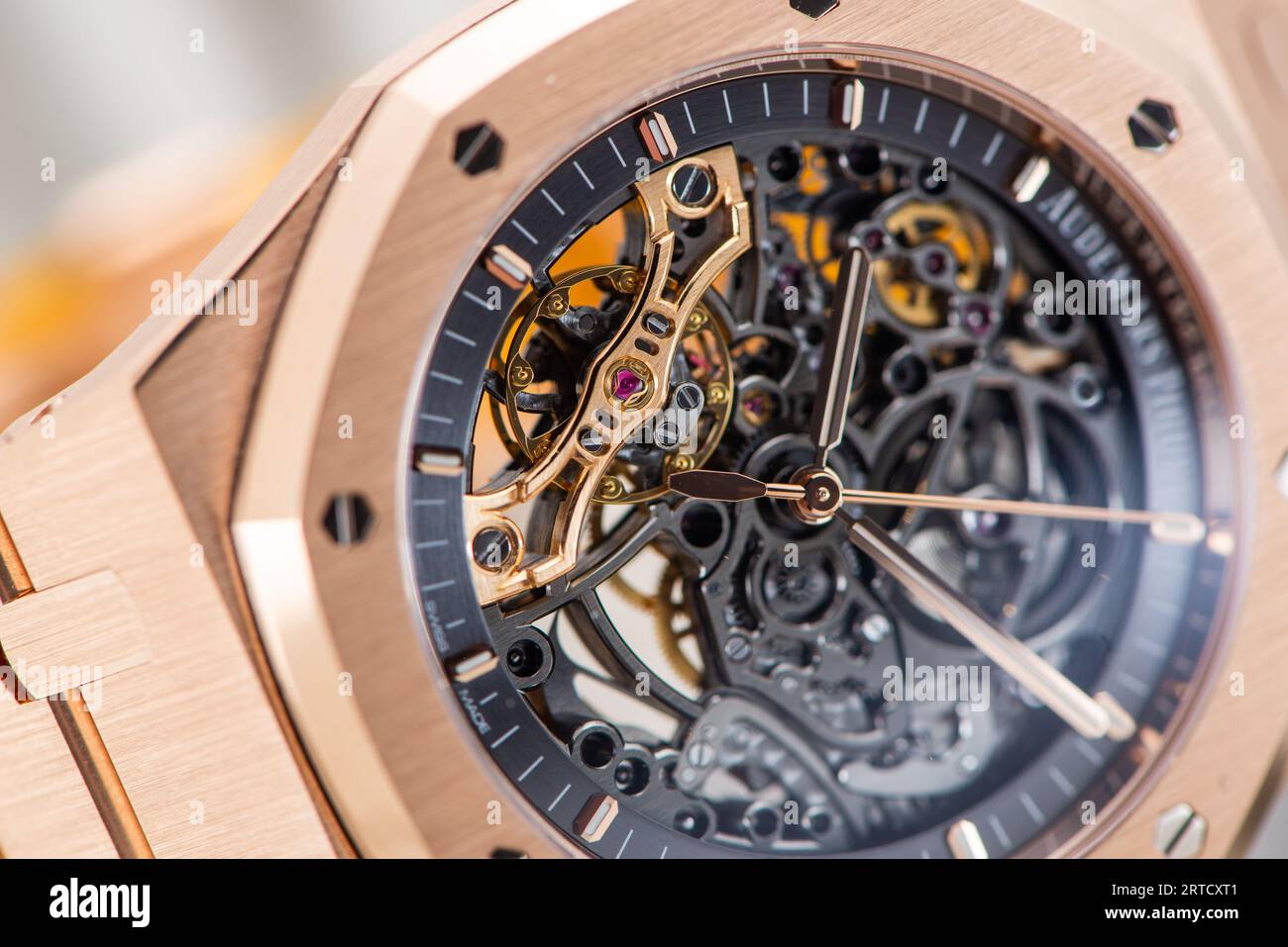 Audemars Piguet Royal Oak 15407 Skeleton Stock Photo - Alamy