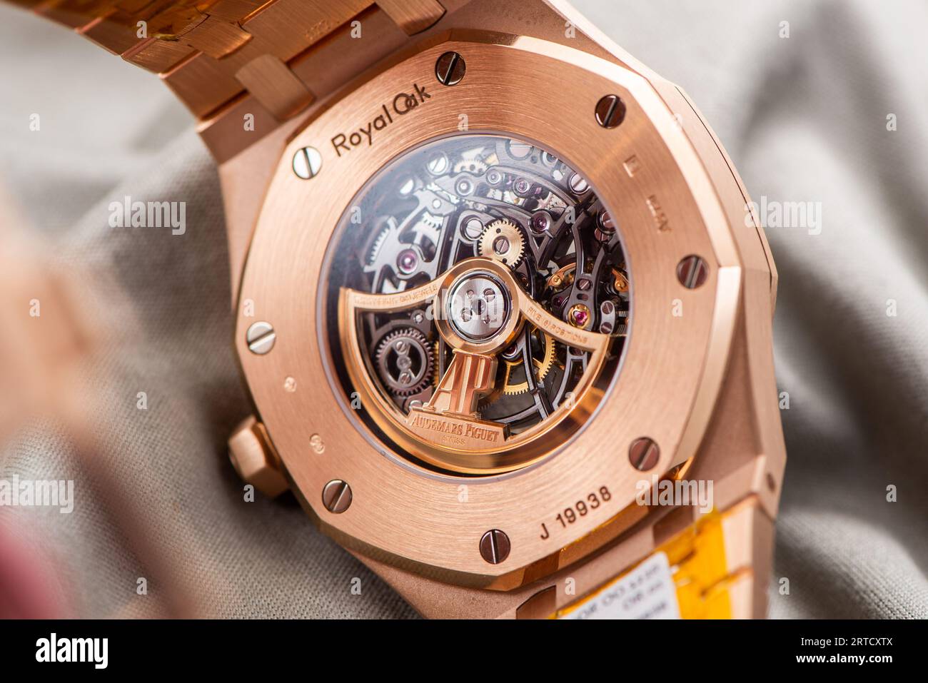 Audemars Piguet Royal Oak 15407 Skeleton Stock Photo - Alamy
