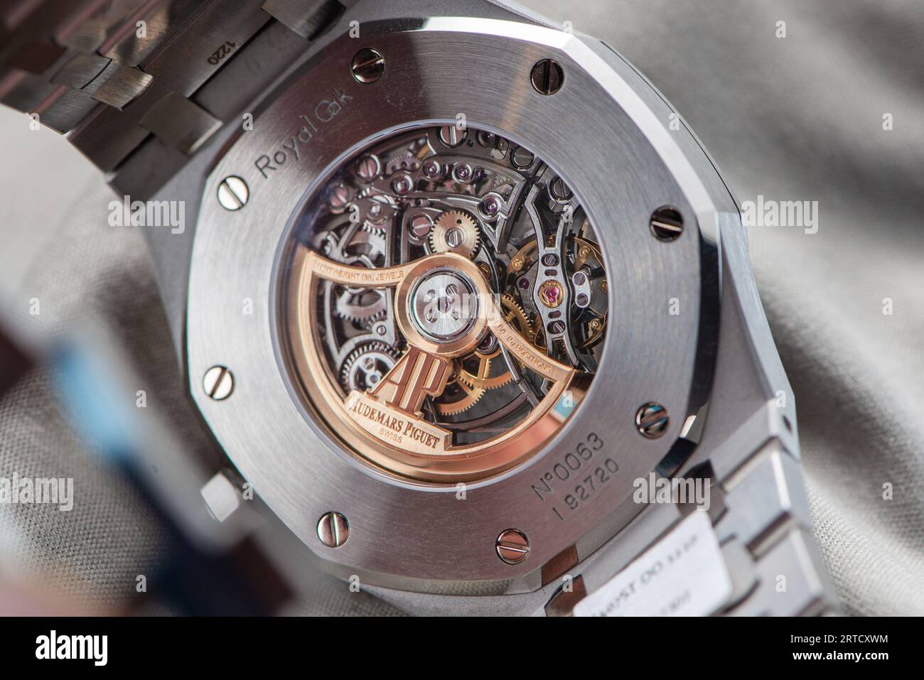 Audemars Piguet Royal Oak 15407 Skeleton Stock Photo - Alamy