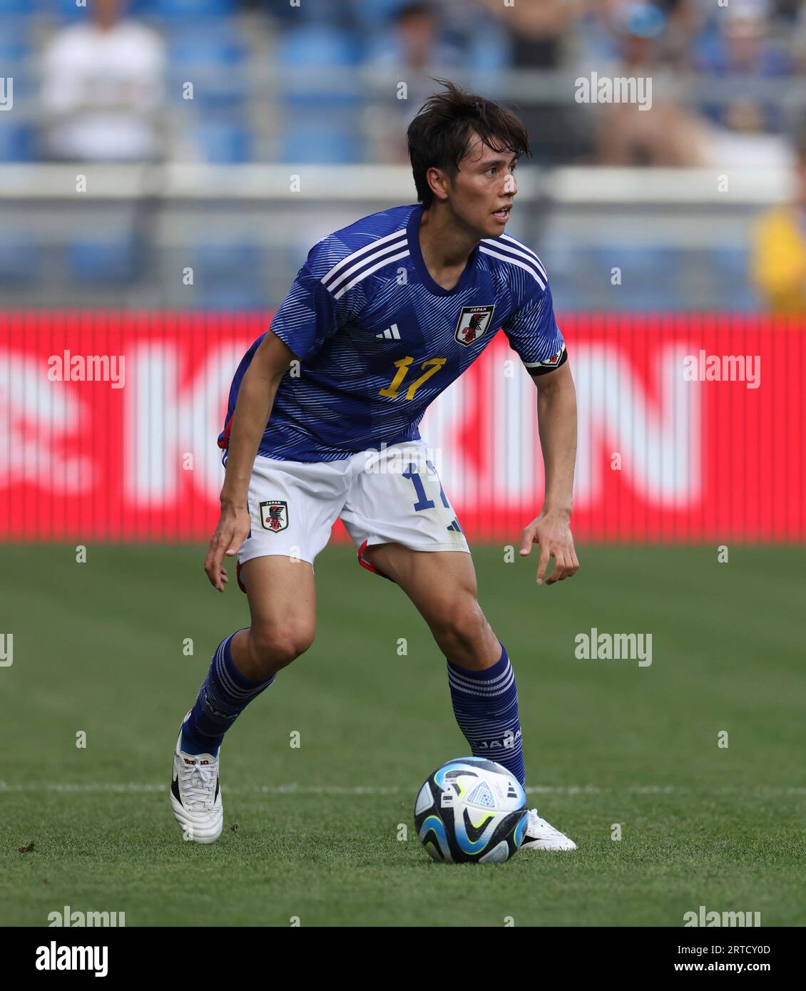 Japan's Ao Tanaka during the KIRIN CHALLENGE CUP 2023 at Cegeka Arena ...