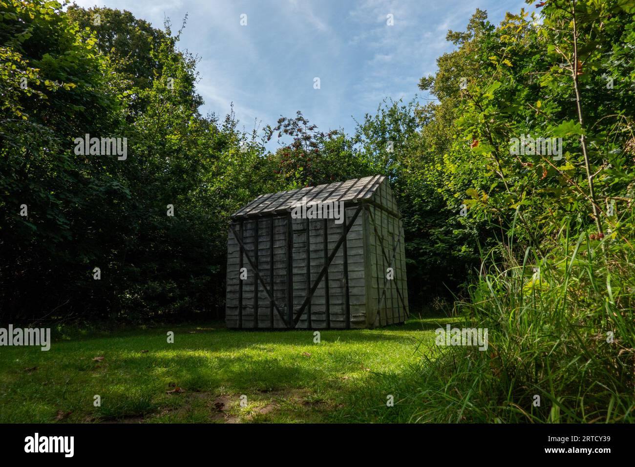 Houghton Shed, Rachel Whiteread, Houghton Hall, Norfolk Stock Photo - Alamy