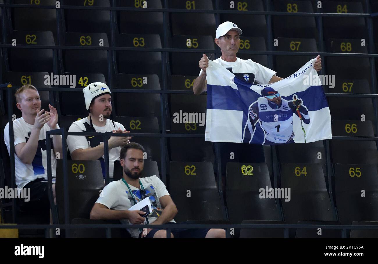 Zagreb, Croatia. 12th Sep, 2023. Finland supporters during the 2023 ...