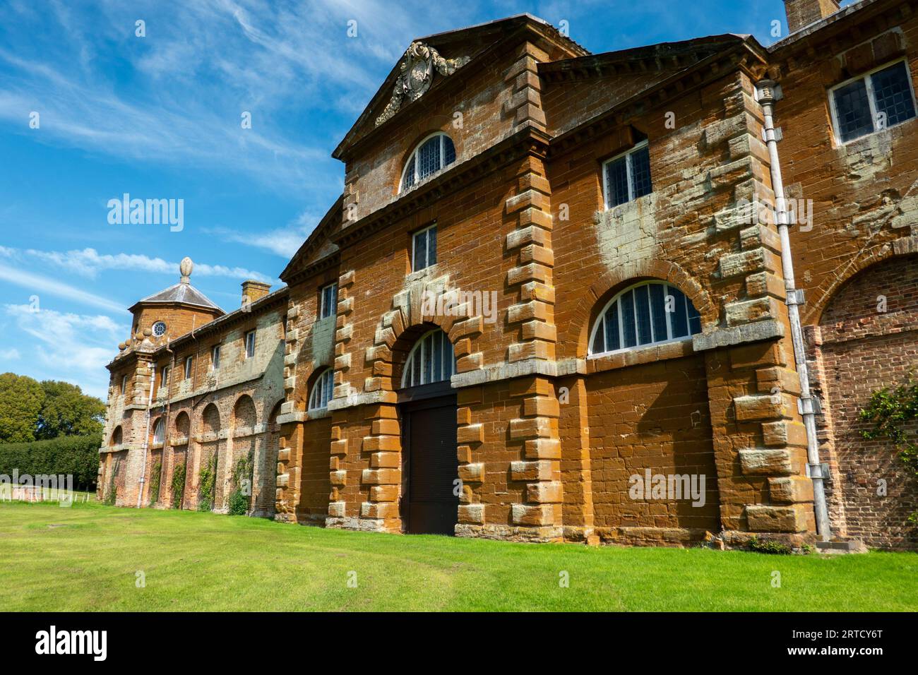 Stable block, Houghton Hall, Norfolk Stock Photo - Alamy