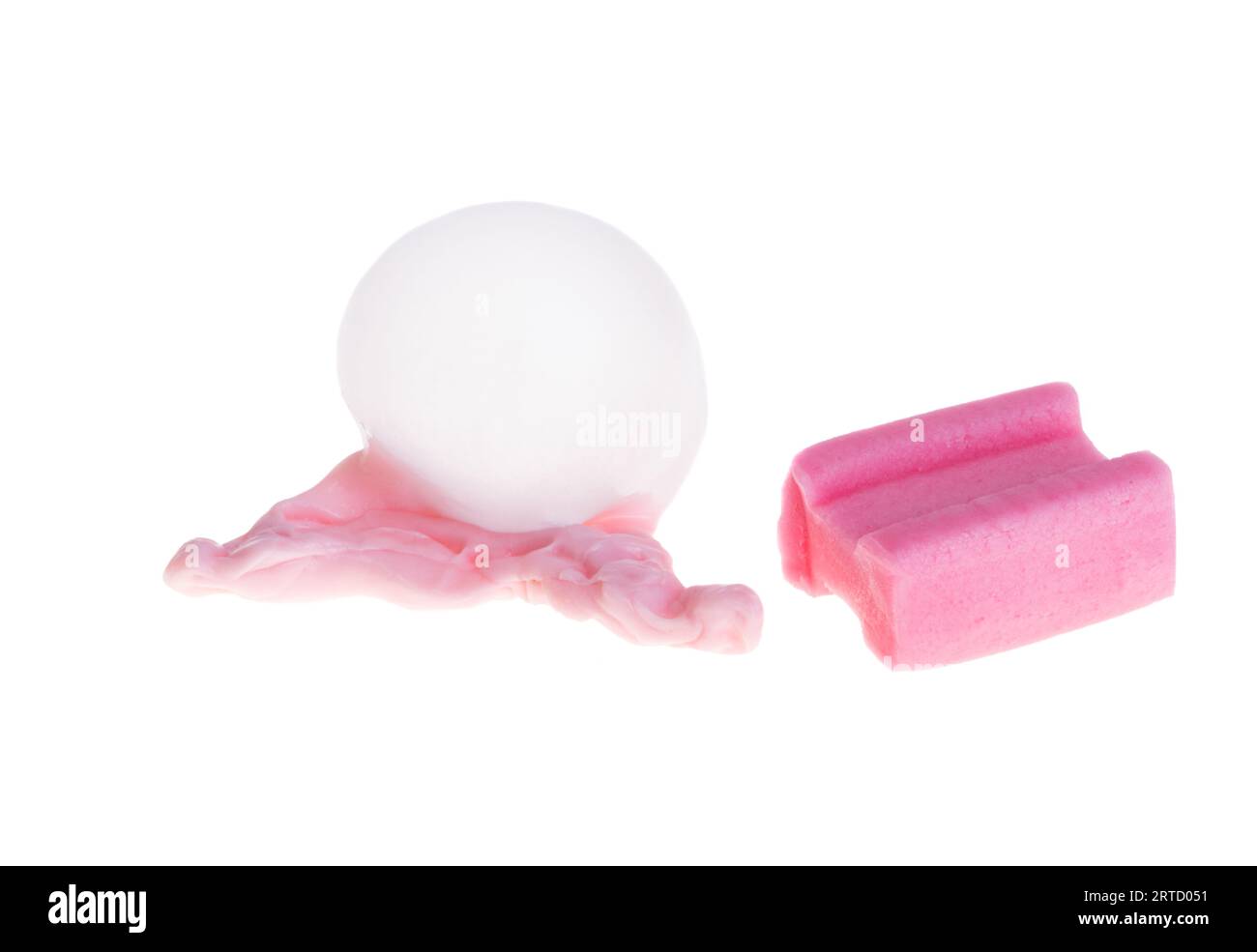 chewing gum isolated on white background Stock Photo - Alamy