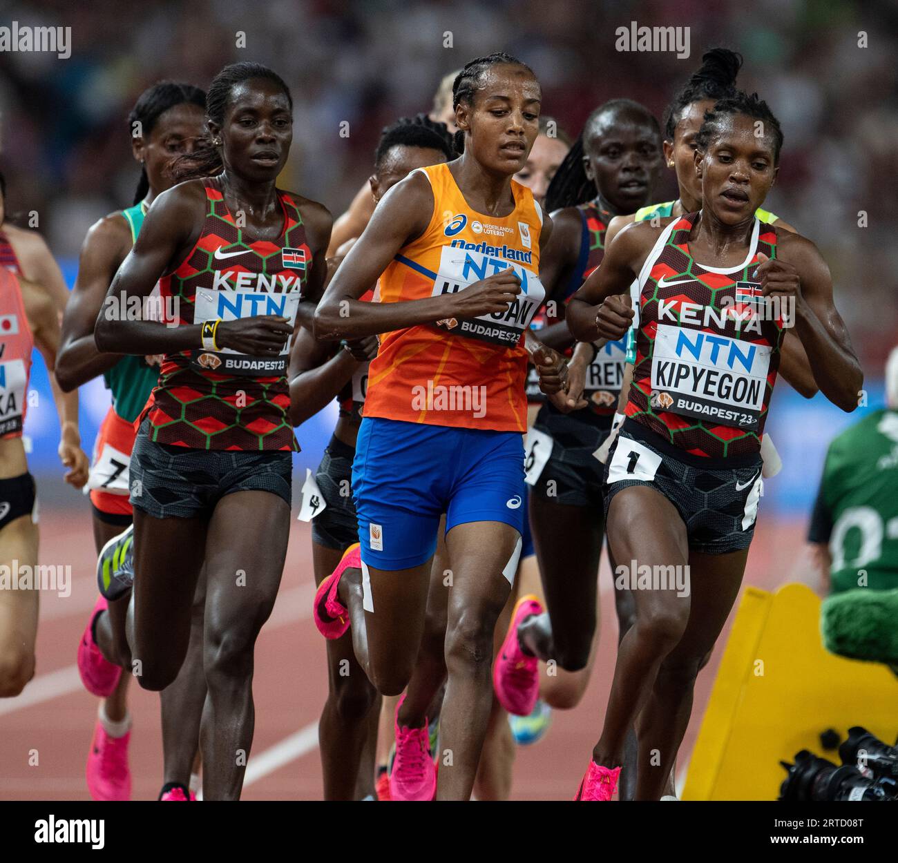 Sifan Hassan of the Netherlands, Margaret Chelimo Kipkemboi and Faith ...