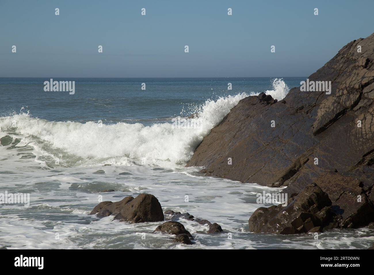 Sandymouth Bay Beach Cornwall Stock Photo - Alamy