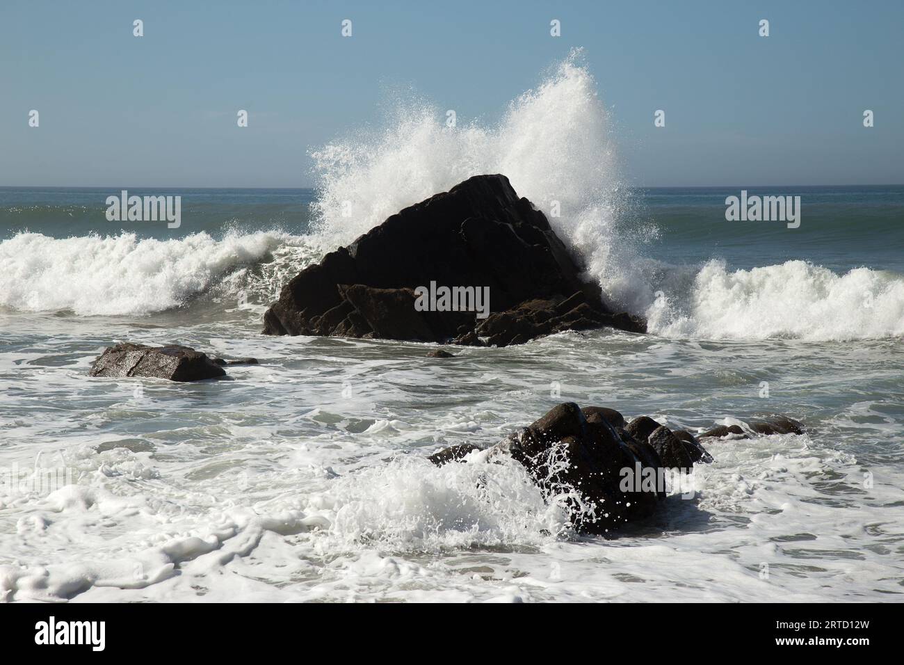 Sandymouth Bay Beach Cornwall Stock Photo - Alamy