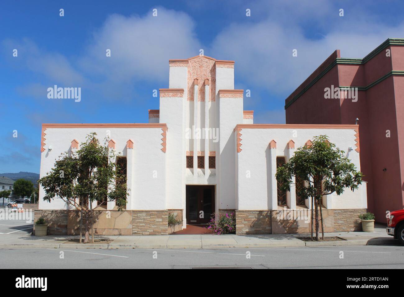 Miller-Dutra Coastside Funeral Chapel, Half Moon Bay, Callifornia Stock ...