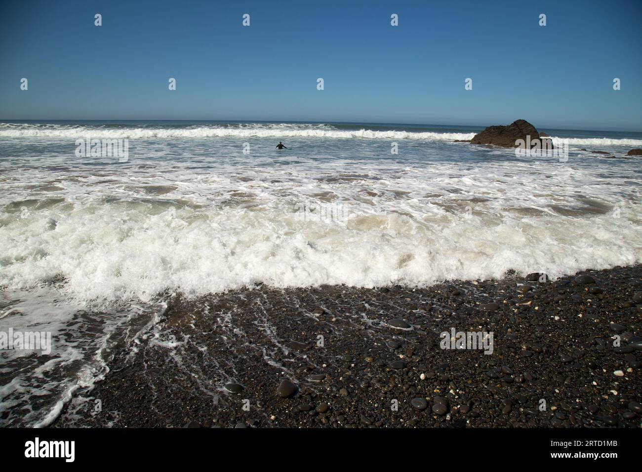 Sandymouth Bay Beach Cornwall Stock Photo - Alamy
