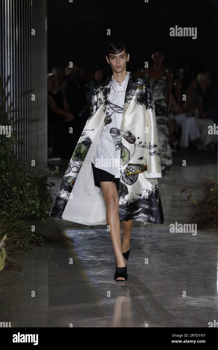 New York, USA. 10th Sep, 2023. Model Rayssa Medeiros walks on the ...