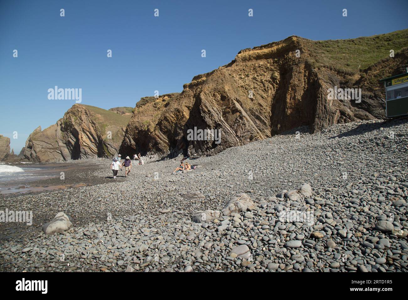 Sandymouth bay beach hi-res stock photography and images - Alamy