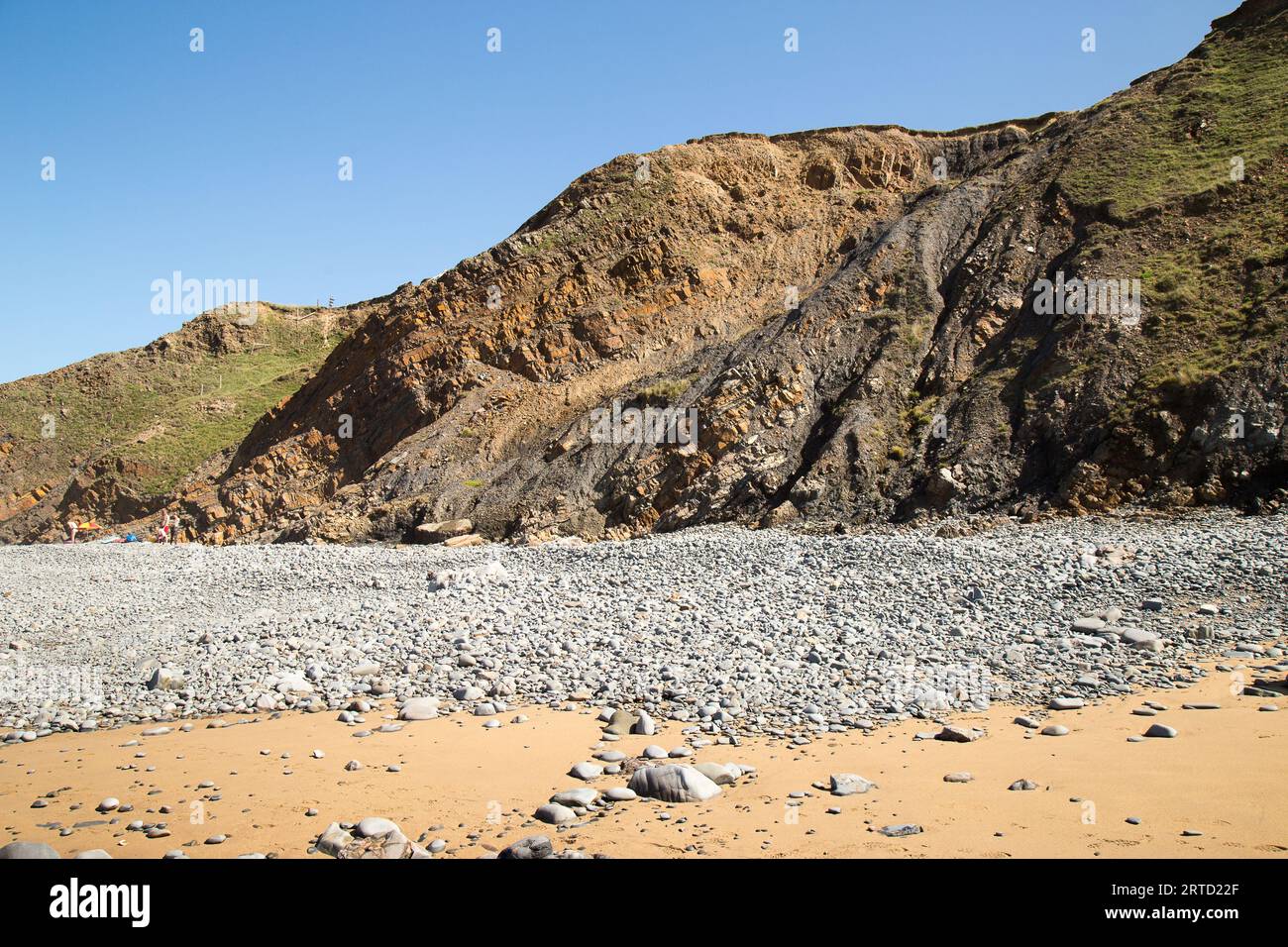 Sandymouth bay beach hi-res stock photography and images - Alamy