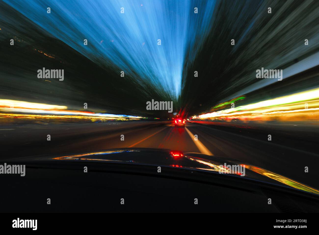 Driving night in the car,abstract, asphalt, auto, automobile, blur ...