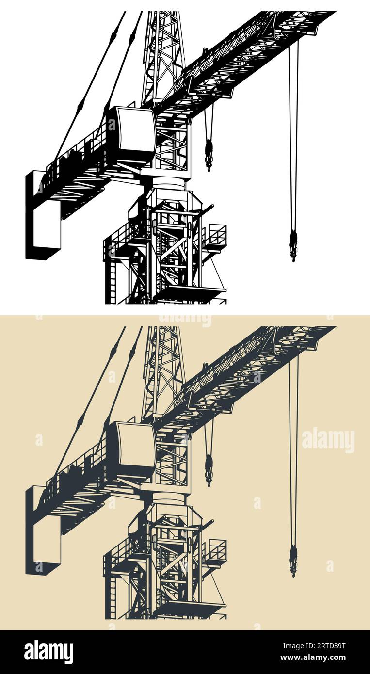 Industrial crane vector vectors hi-res stock photography and images - Alamy