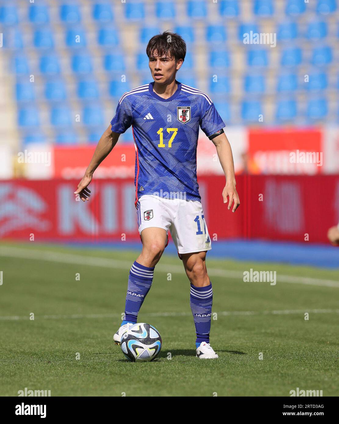 Japan's Ao Tanaka during the KIRIN CHALLENGE CUP 2023 at Cegeka Arena ...