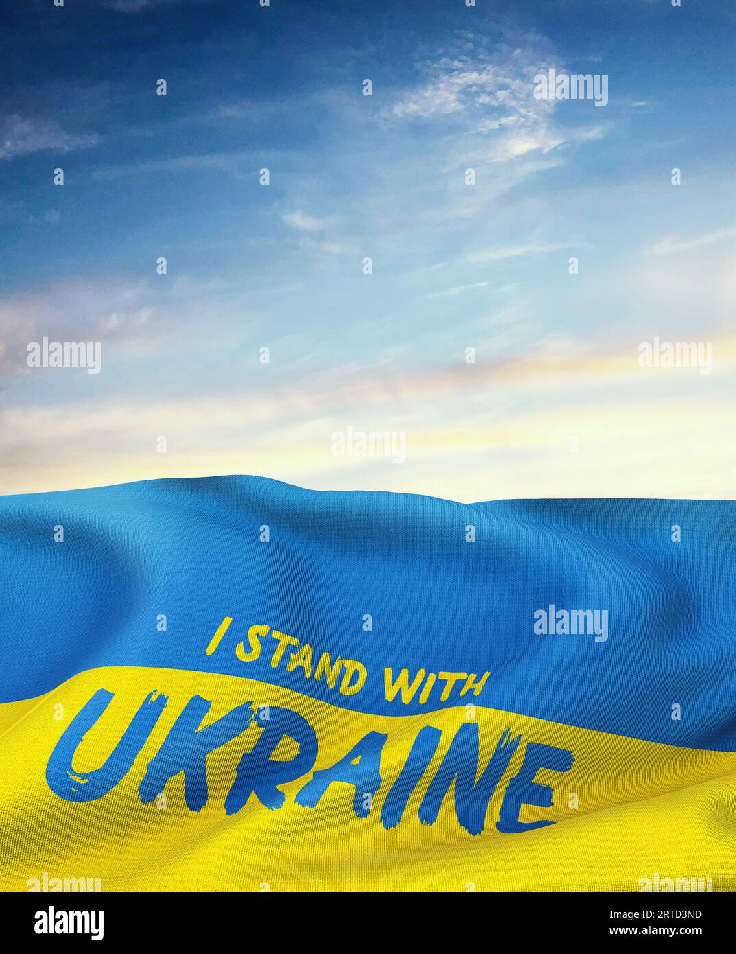 State flag of Ukraine - Yellow and blue national flag. a visual design ...