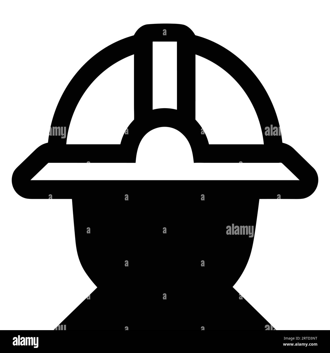 Construction worke vector simple icon Stock Vector Image & Art - Alamy