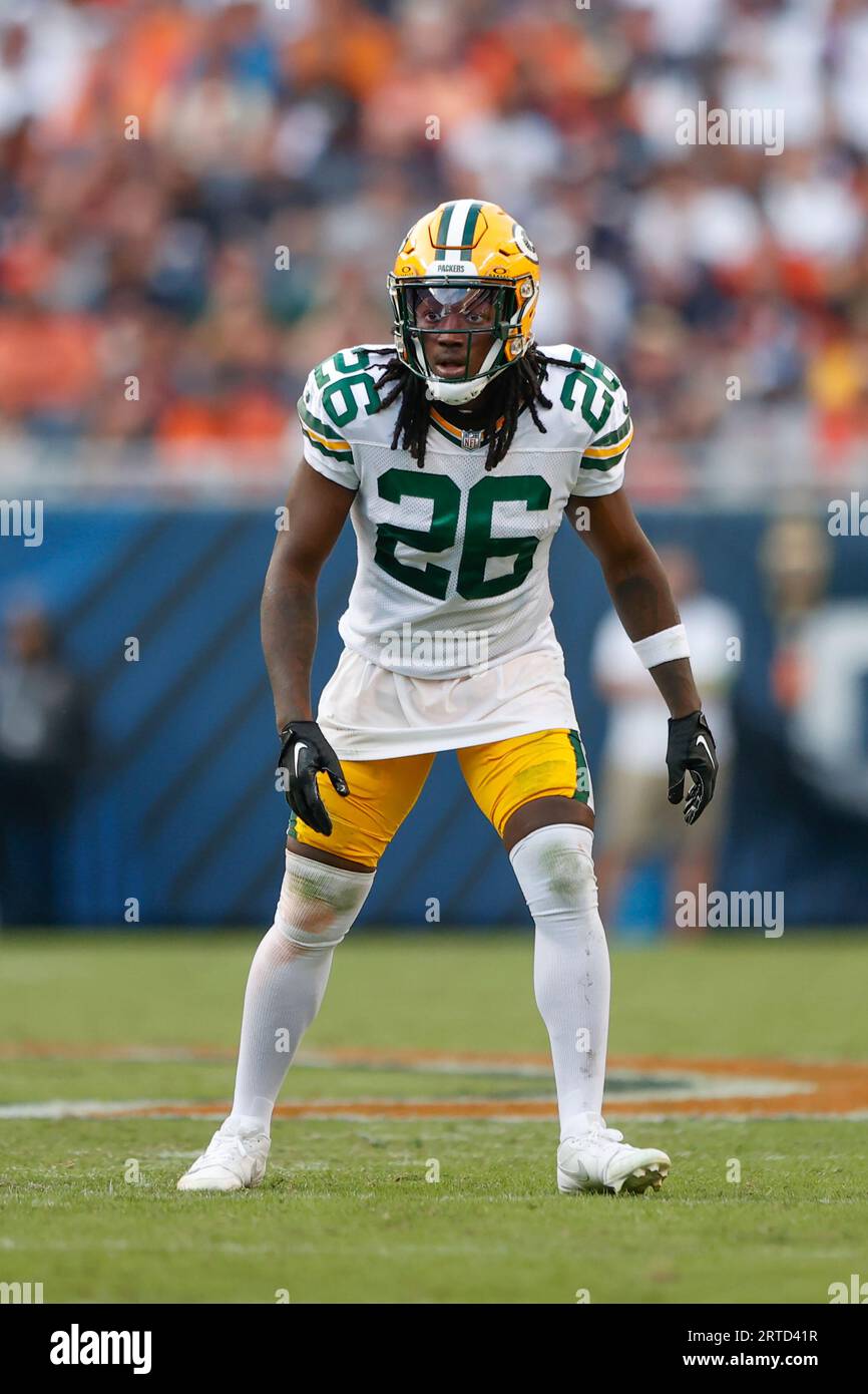 Green Bay Packers safety Darnell Savage (26) walks on the field during ...