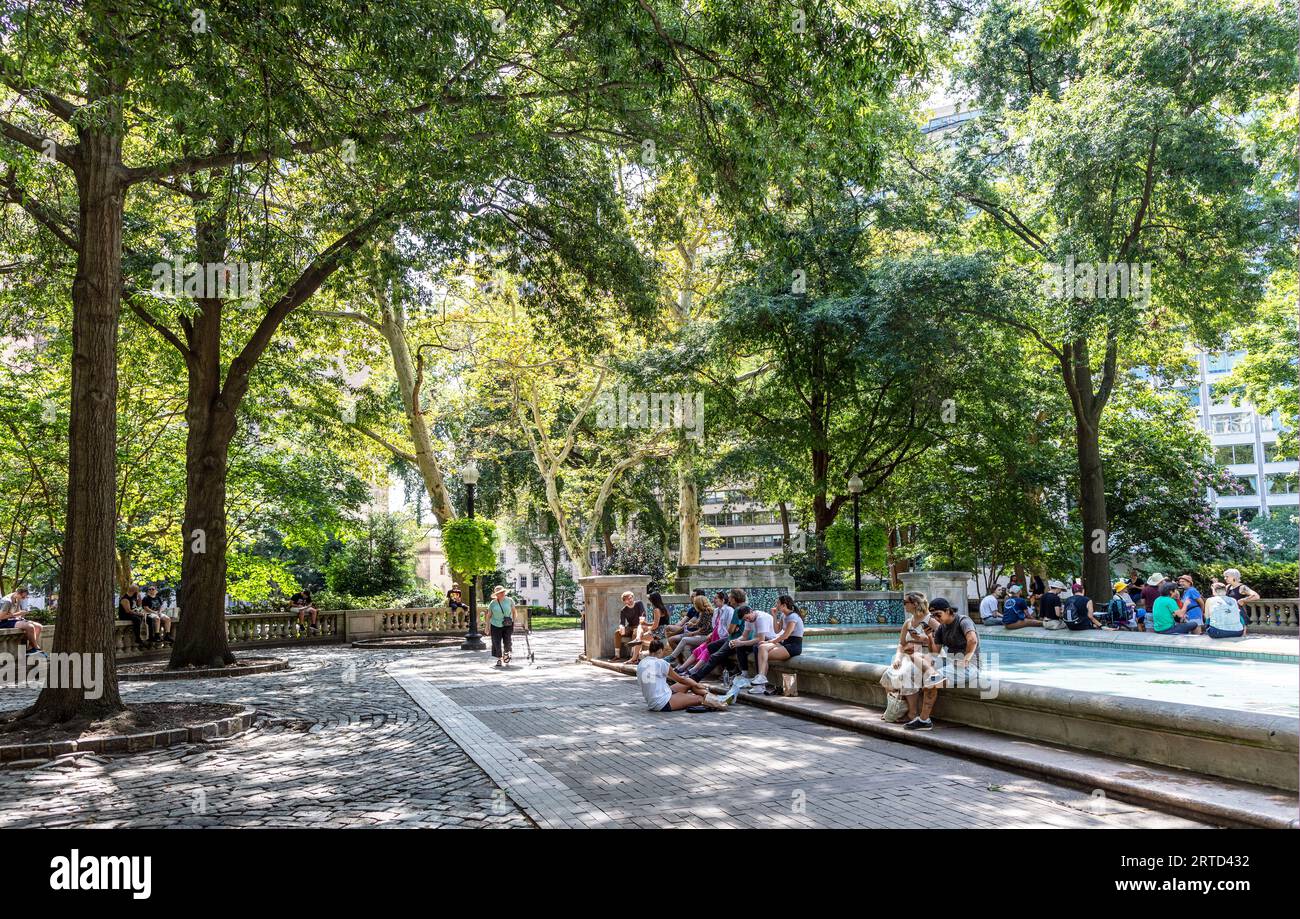 Rittenhouse Square Philadelphia New Jersey USA Stock Photo - Alamy