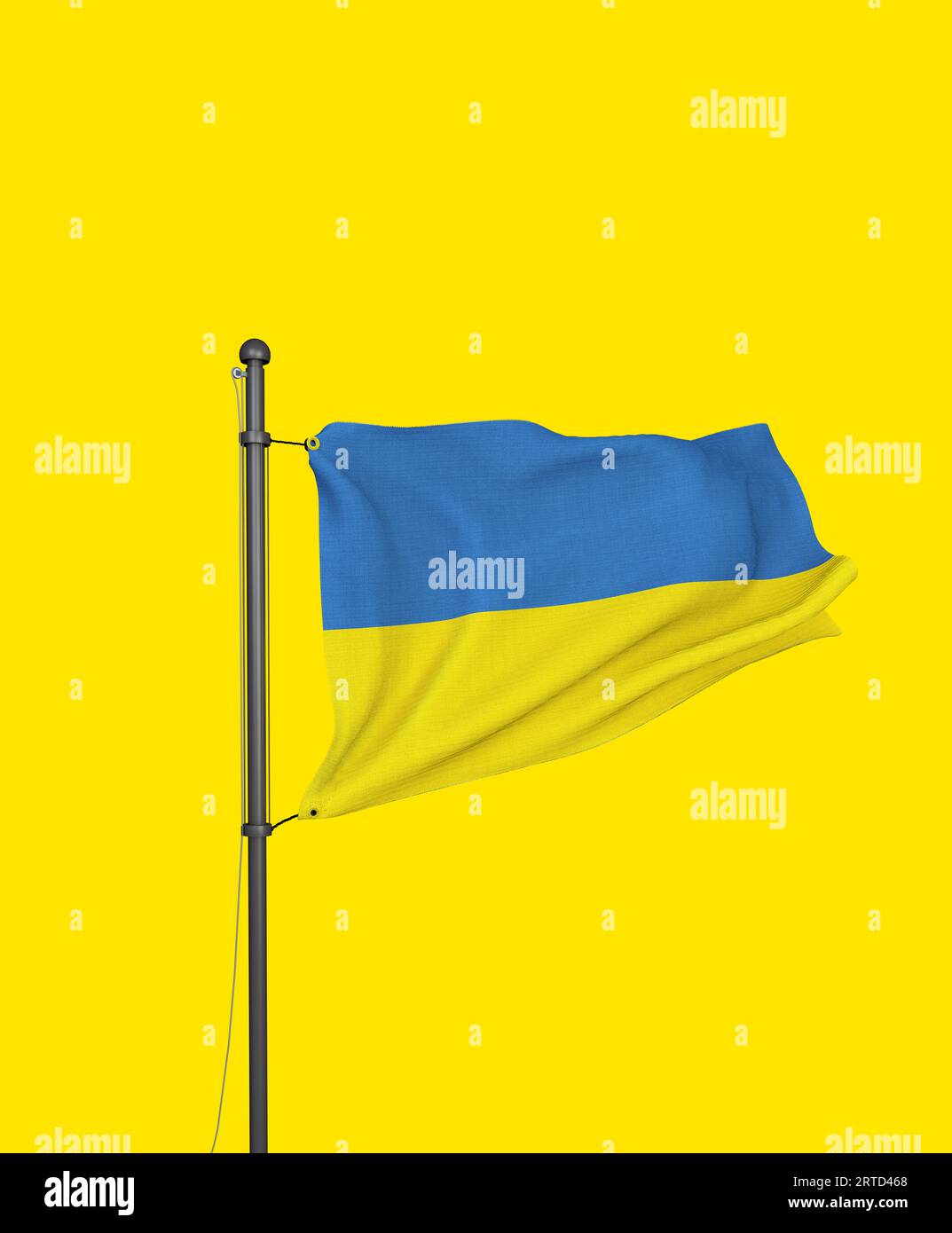State flag of Ukraine - Yellow and blue national flag. a visual design ...