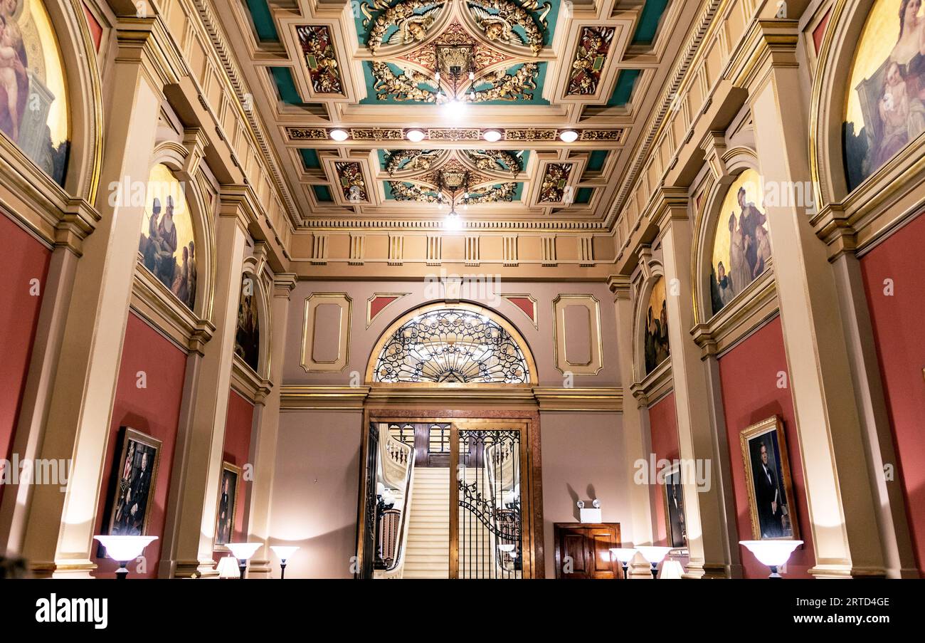 Interiors of The Grand Lodge of Pennsylvania Philadelphia New Jersey ...