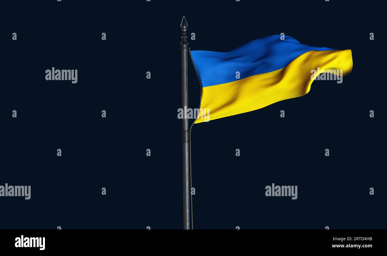 State flag of Ukraine - Yellow and blue national flag. a visual design ...