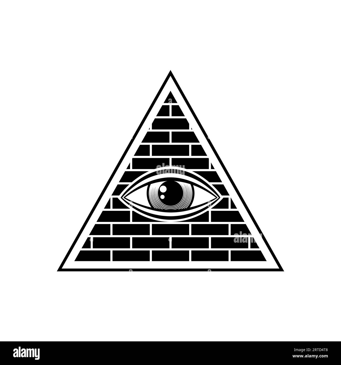 Amulet evil protection magic eye, protective amulet. Vector magic brick ...