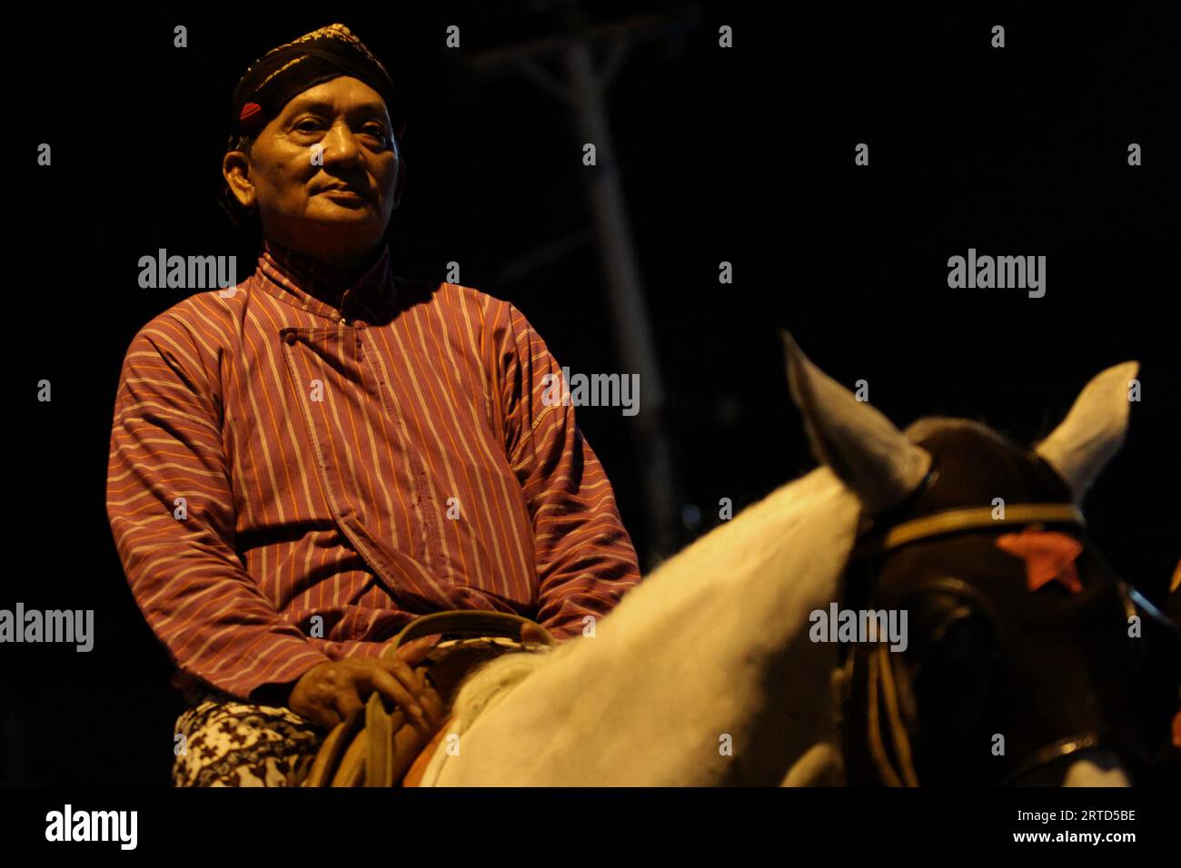 Bantul, Yogyakarta, Indonesia. 12th Sep, 2023. A man take part in the ...