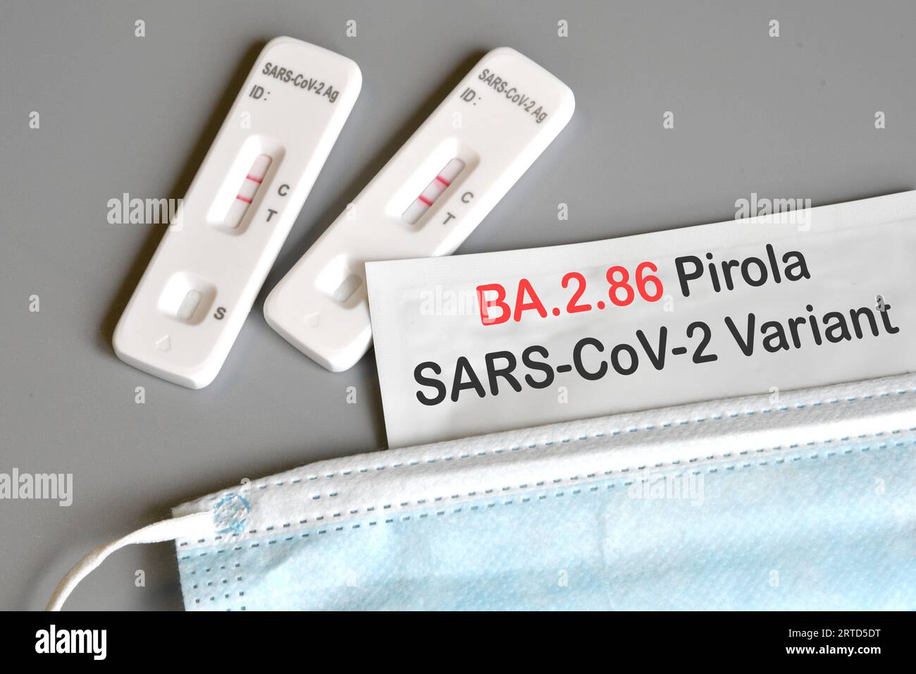 SARS‑CoV‑2 antigen test kit for self testing with positive result with ...