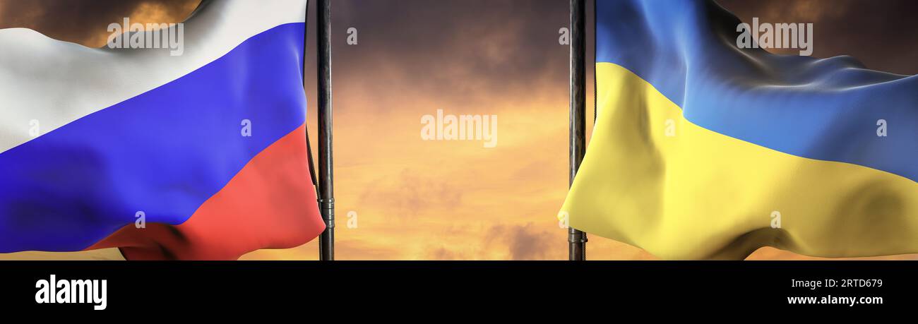 State flag of Ukraine - Yellow and blue national flag. a visual design ...