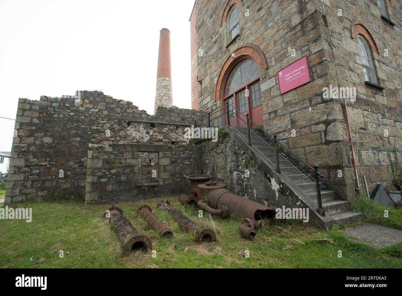 East Pool Tin Mine Stock Photo - Alamy
