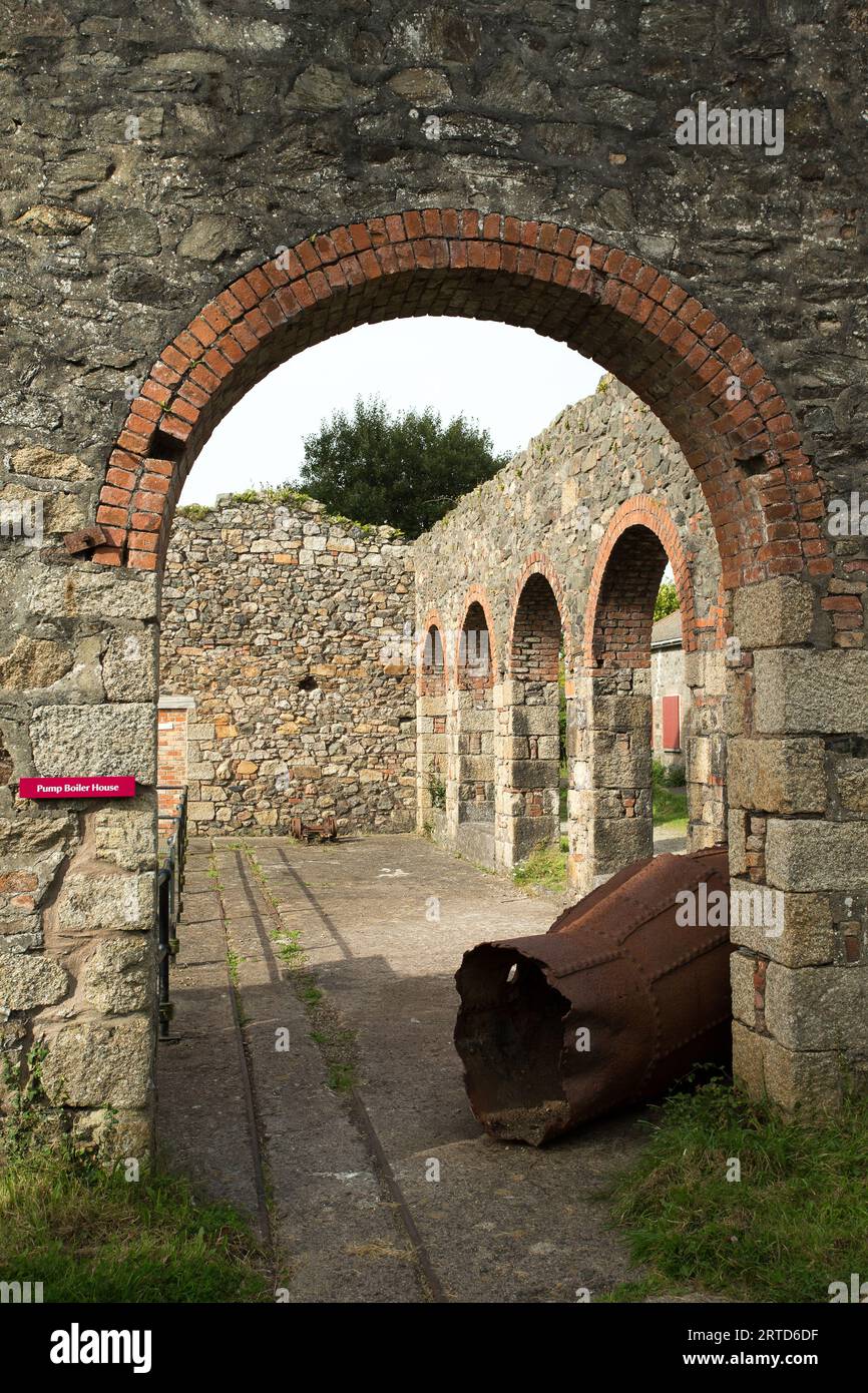 East Pool Tin Mine Stock Photo - Alamy