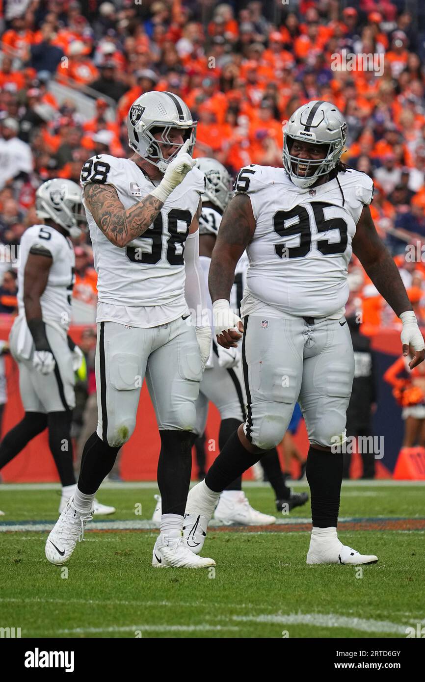 Las Vegas Raiders defensive end Maxx Crosby (98) and Las Vegas Raiders ...