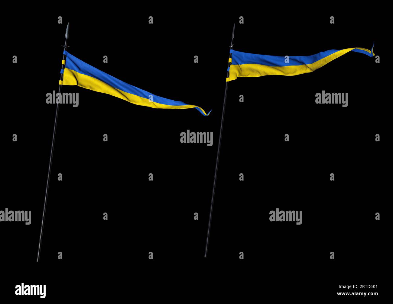 State flag of Ukraine - Yellow and blue national flag. a visual design ...