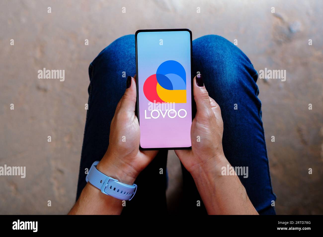 Brazil. 04th Sep, 2023. In this photo illustration, the LOVOO logo is ...