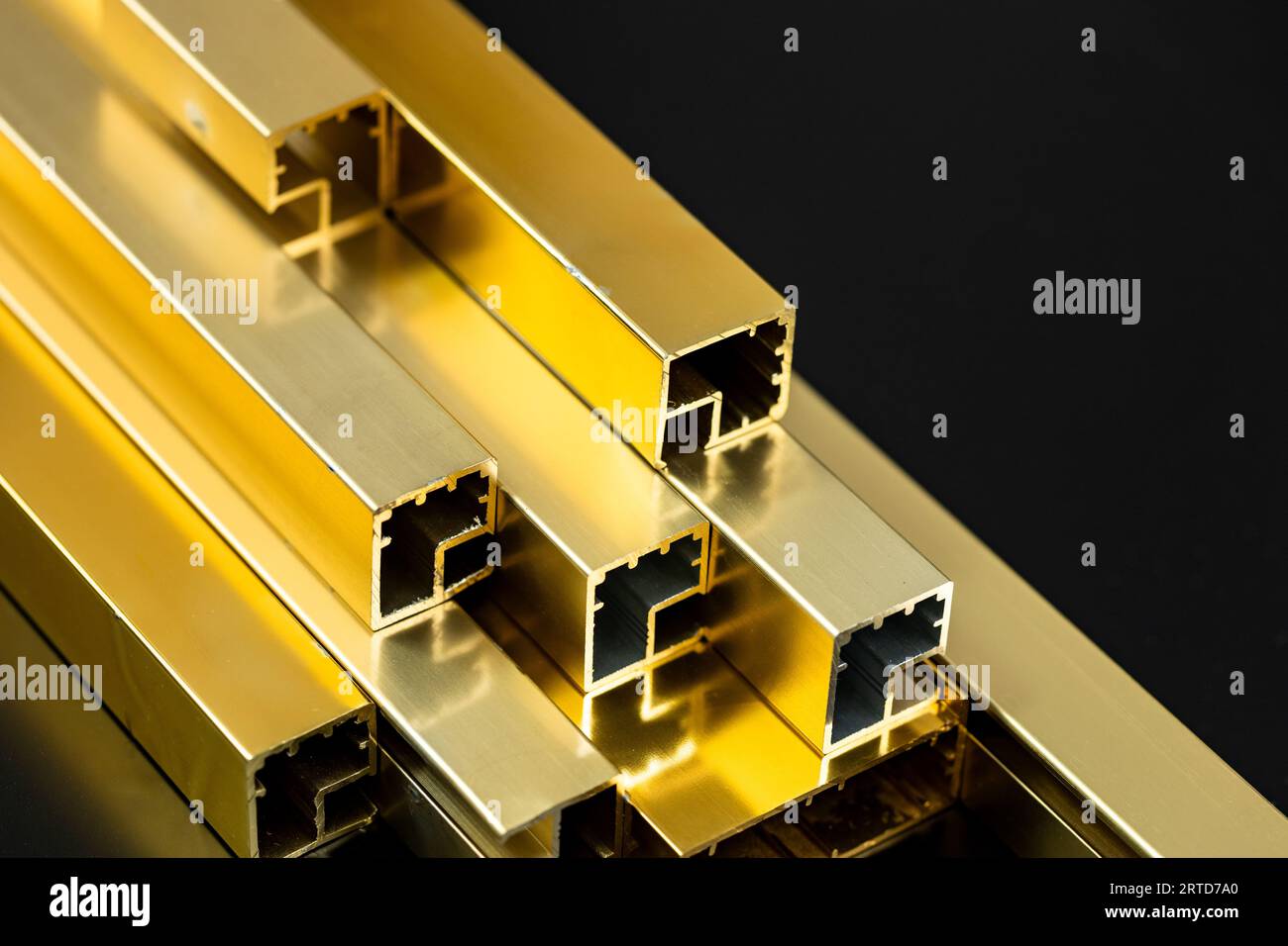Aluminum profiles copper profiles isolated hi-res stock photography and ...