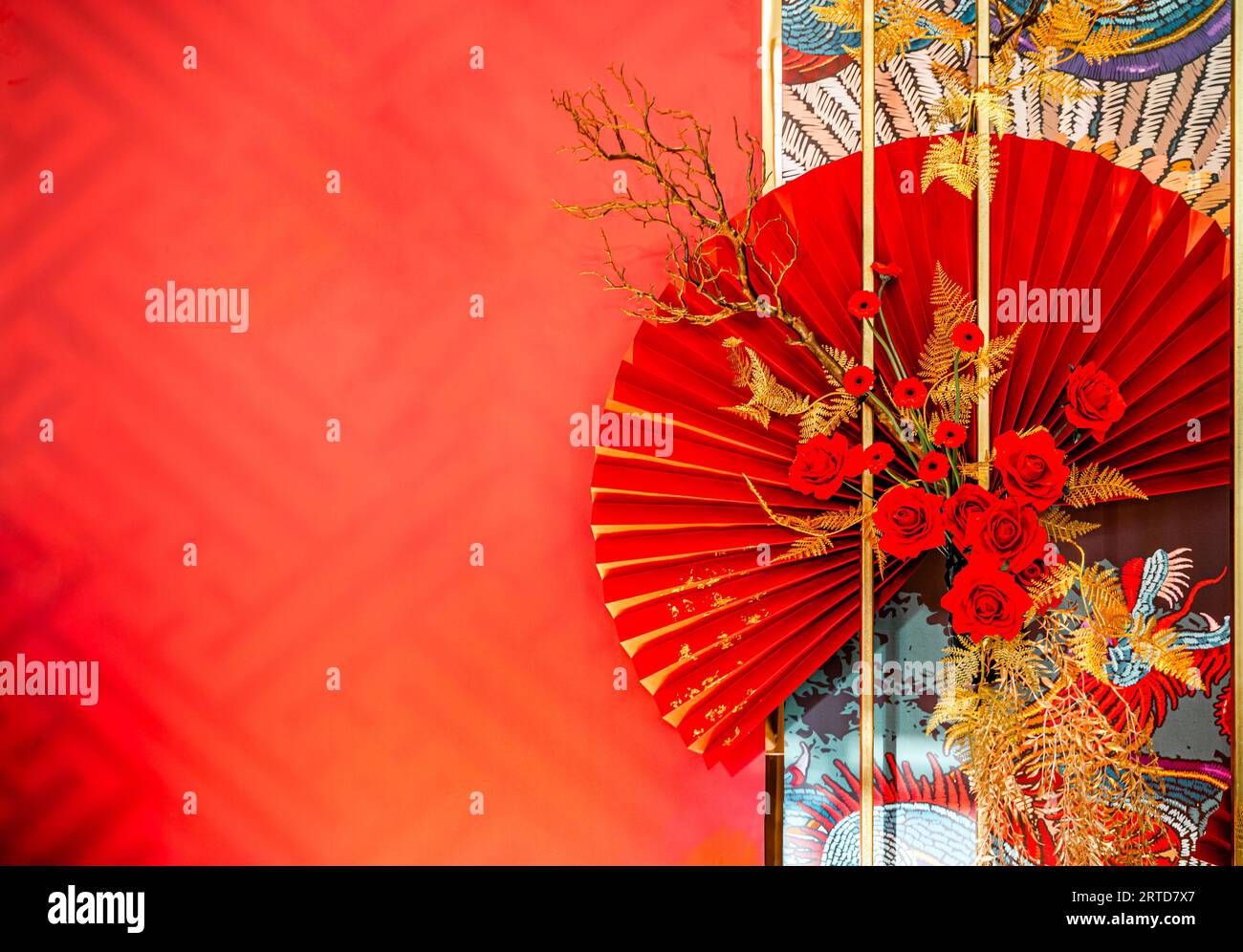 Oriental background for Chinese New Year party celebration in ...