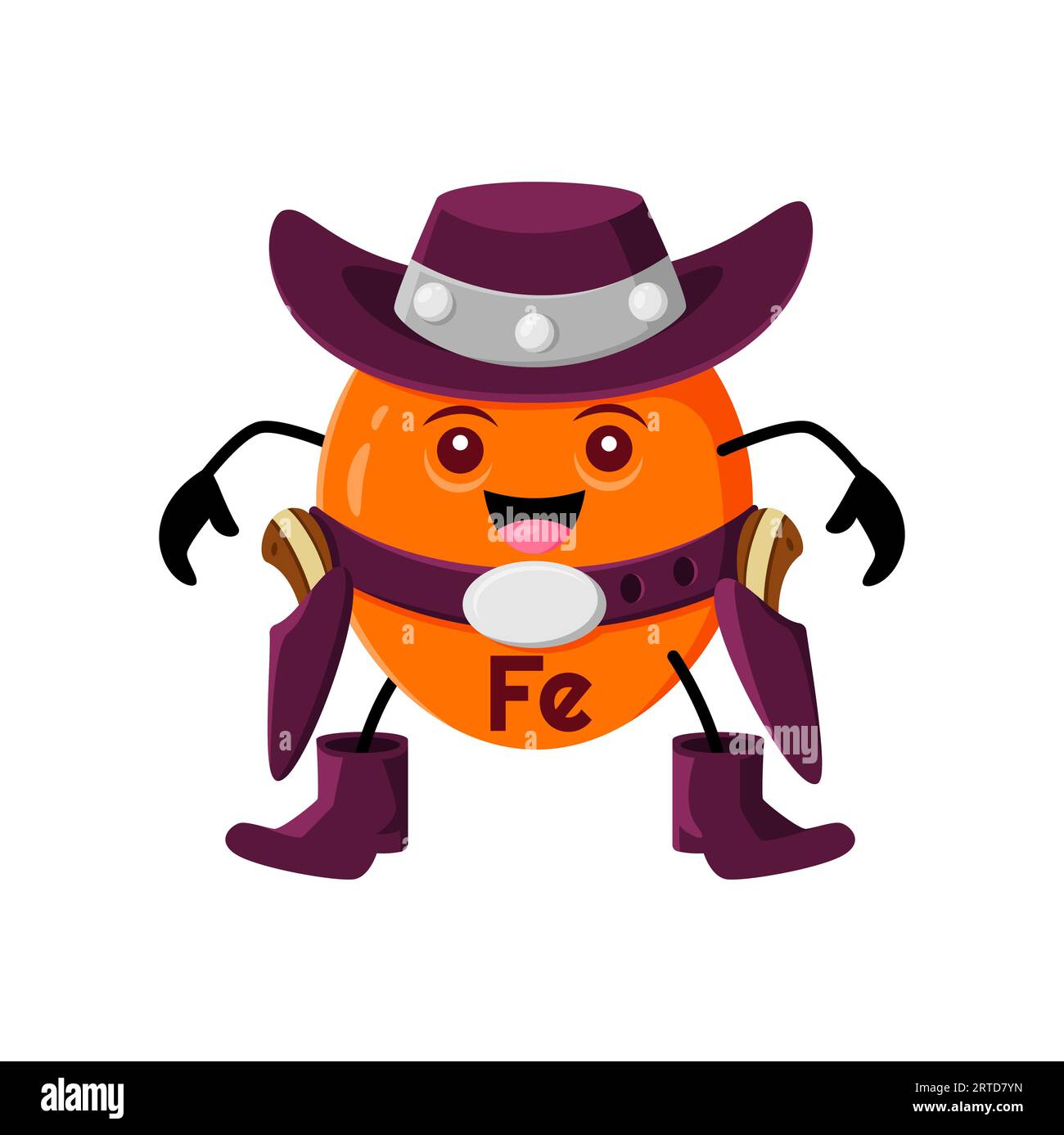 Iron cowboy Stock Vector Images - Alamy