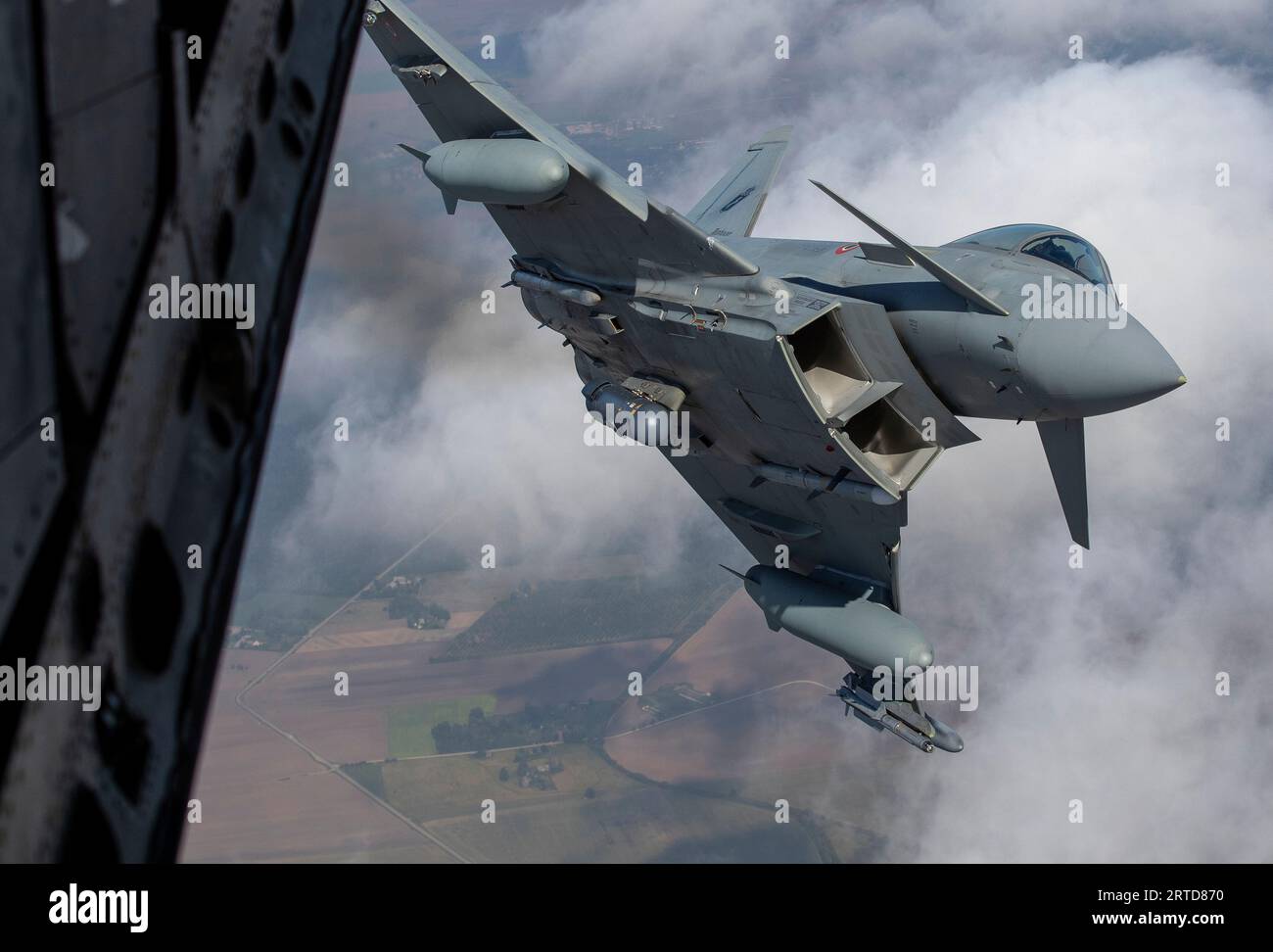 Italian Air Force Eurofighter Typhoon military fighter jets ...