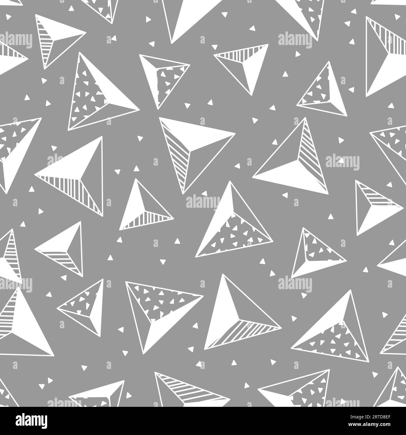 Pattern with origami figures. Abstract geometric background Stock ...