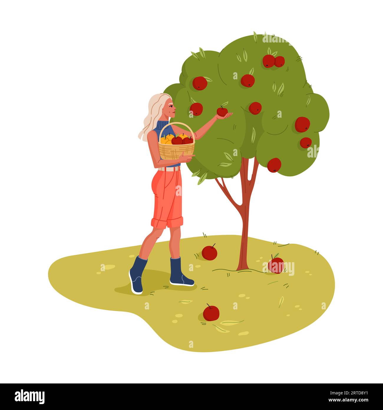 Cartoon gardener hi-res stock photography and images - Alamy