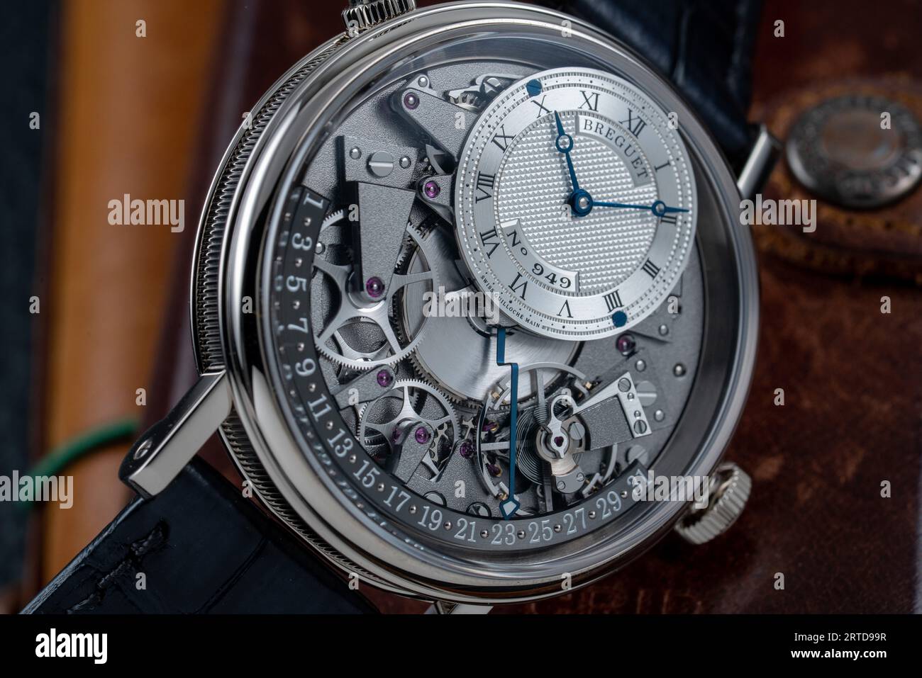 Breguet Tradition Quantième Rétrograde 7597 BBG19WU Stock Photo - Alamy