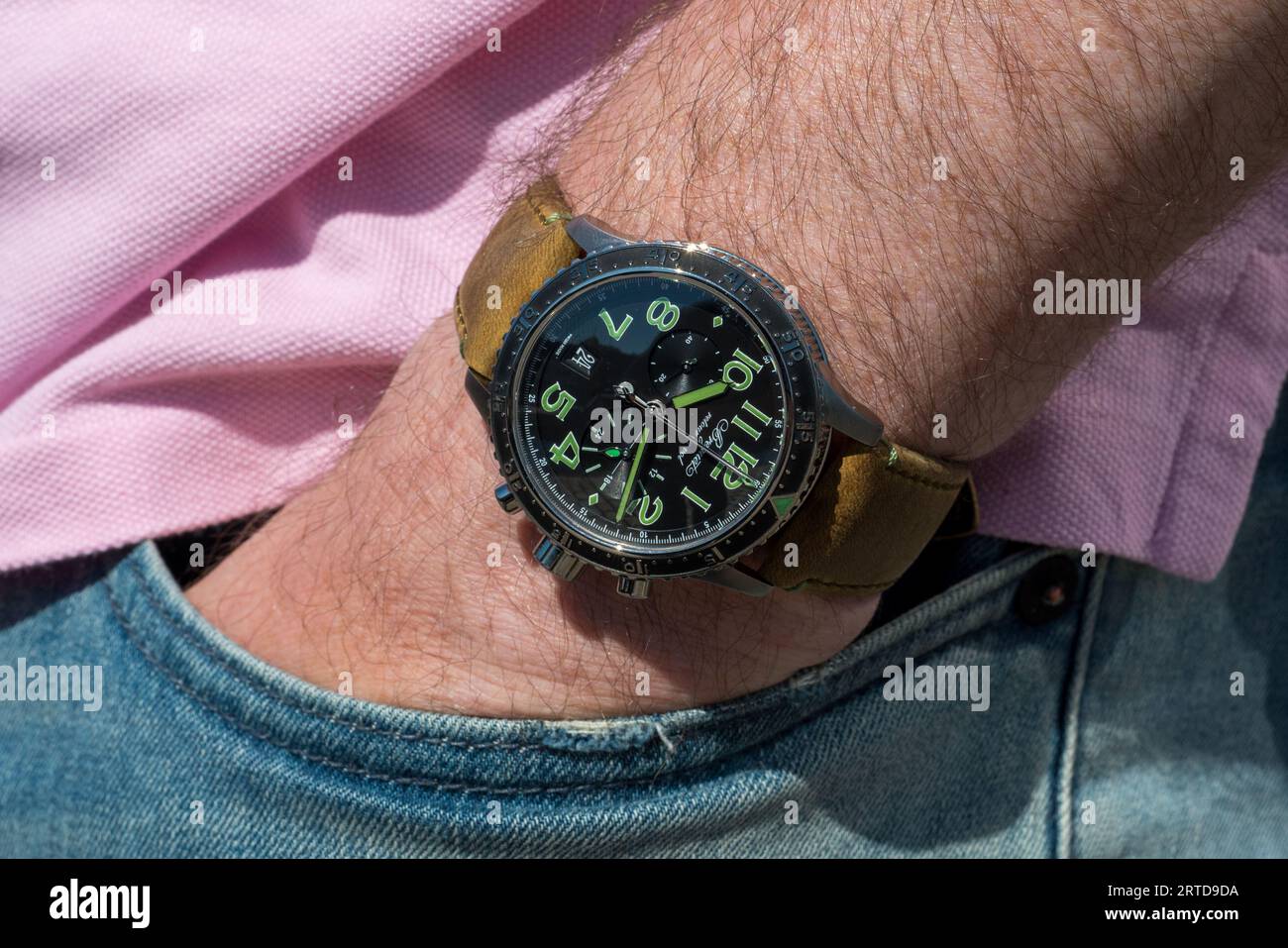 Various Breguet Type XXI watch models Stock Photo - Alamy