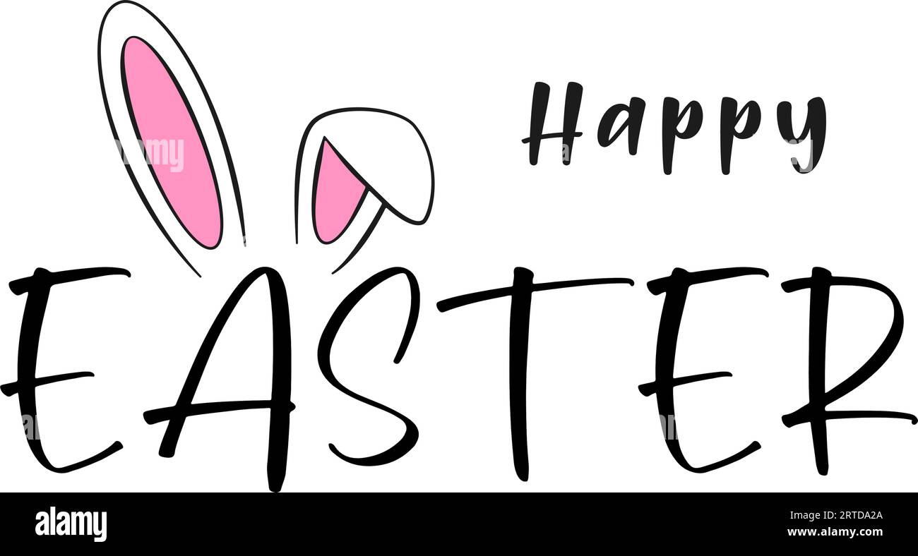 Bunny Ears Vector Stock Vector Images Alamy