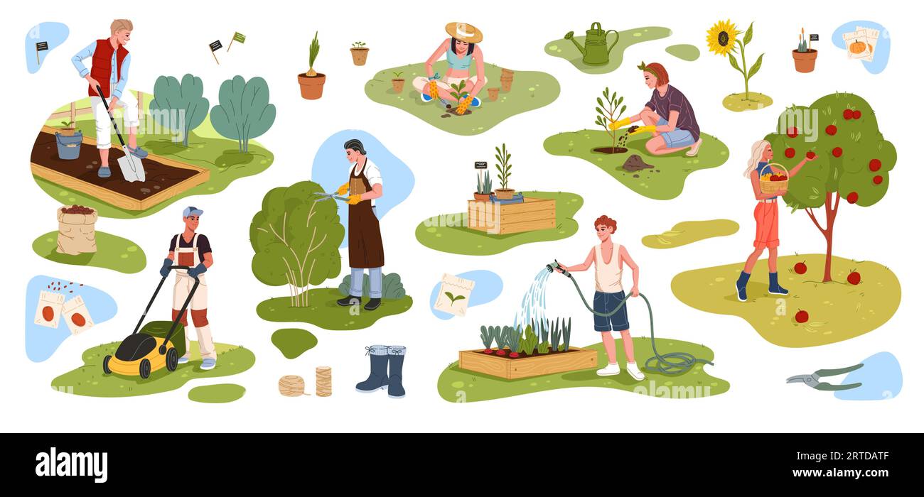 Farmer mowing field Cut Out Stock Images & Pictures - Alamy
